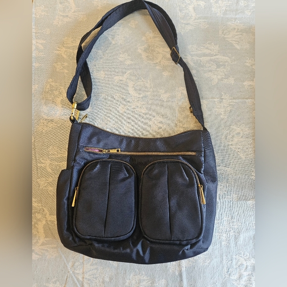 Travelon | Bags | Travelon Crossbody Navy Blue | Poshmark